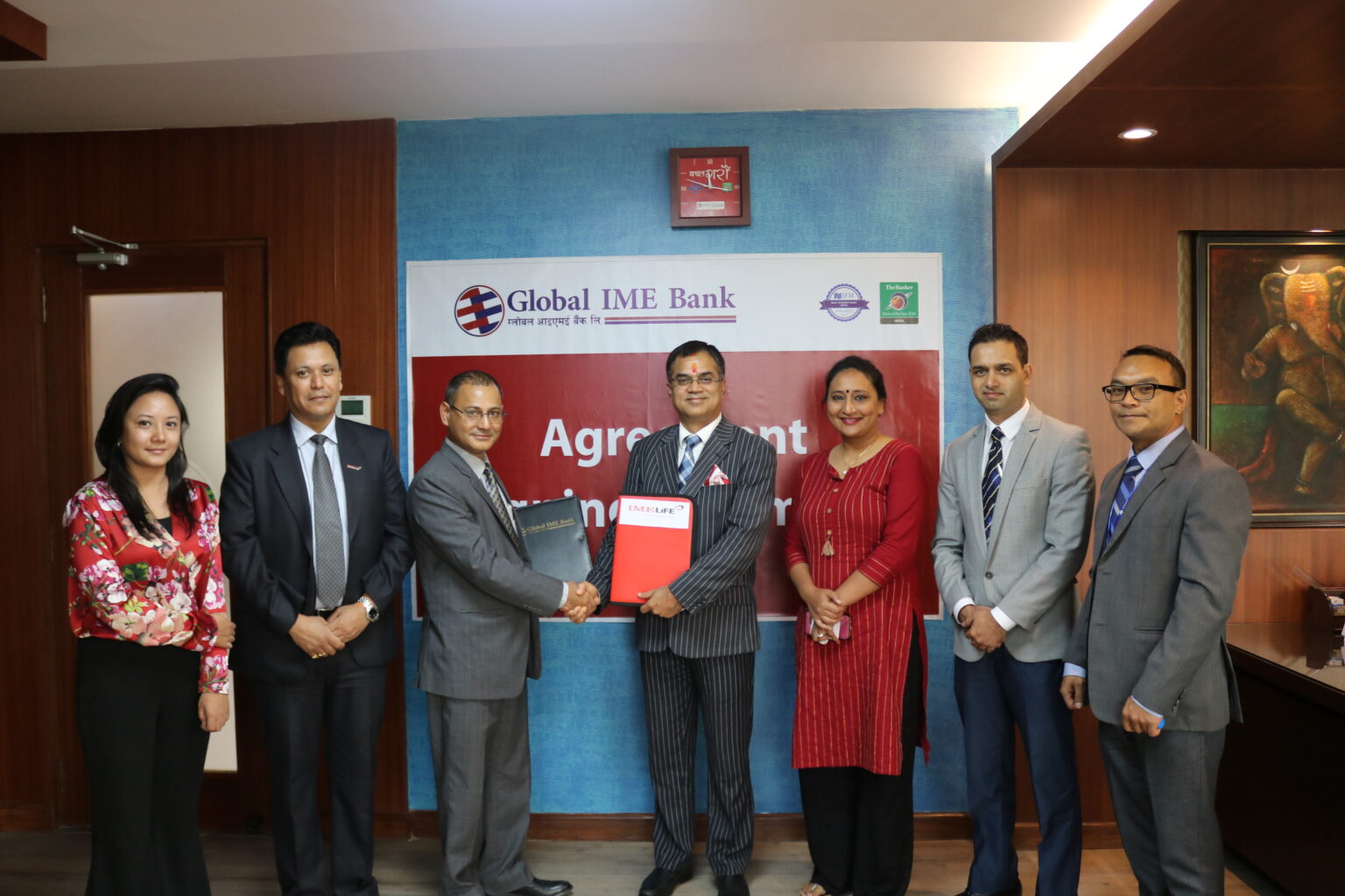 BANCASSURANCE between Global IME Bank Limited and IMELIFE Insurance ...