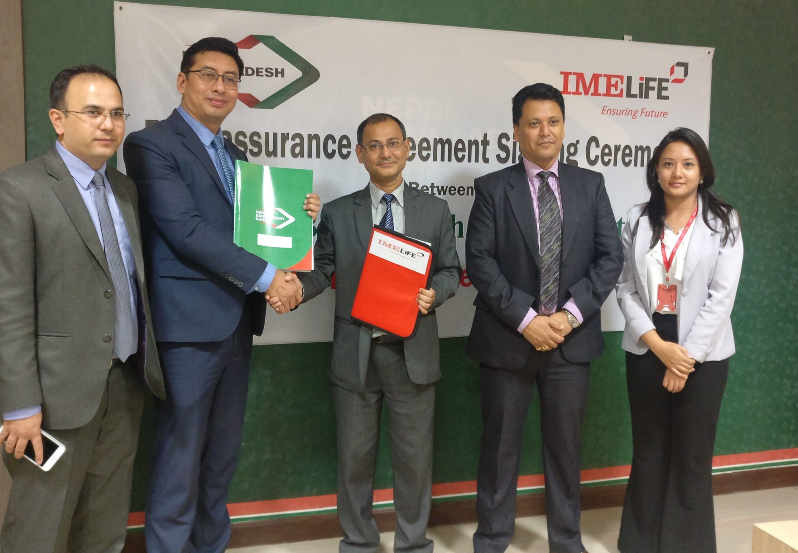 BANCASSURANCE between Nepal Bangladesh Bank and IMELIFE Insurance ...
