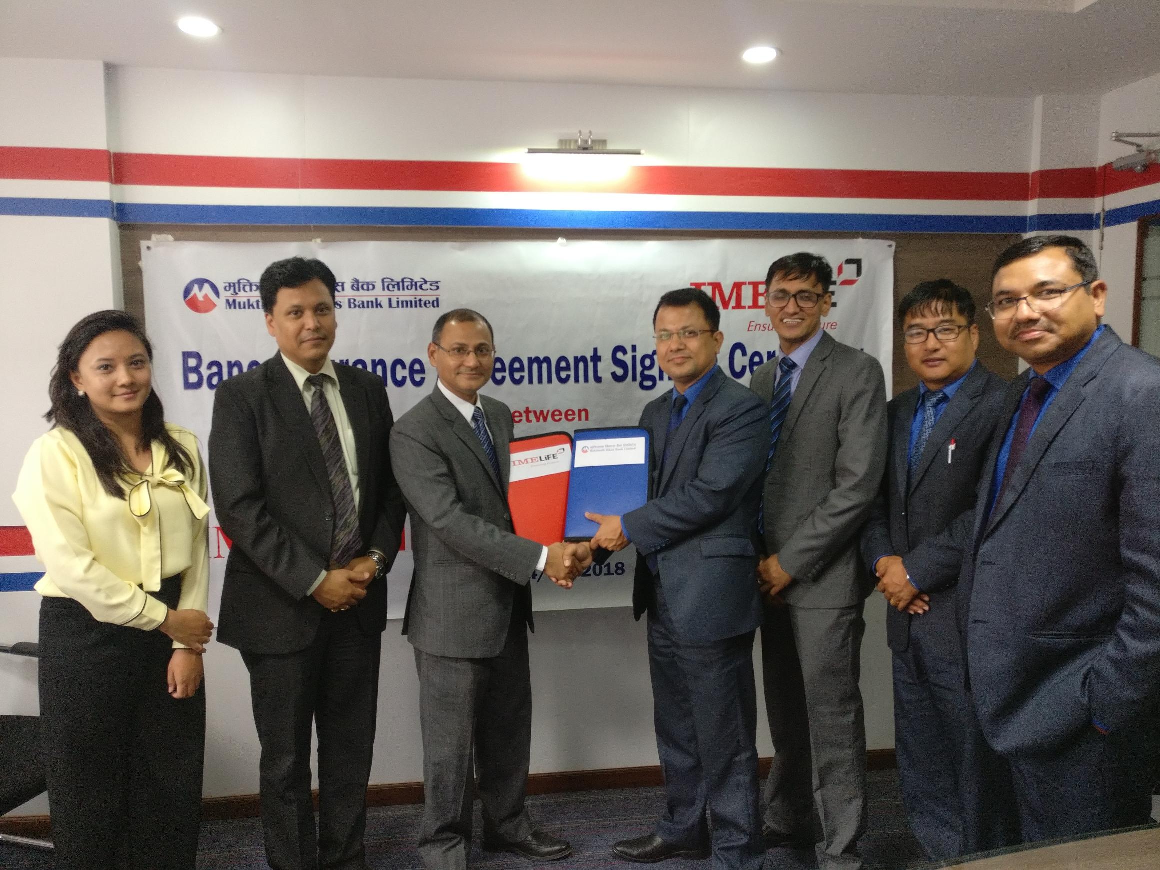 BANCASSURANCE between Muktinath Bikas Bank Limited and IMELIFE ...